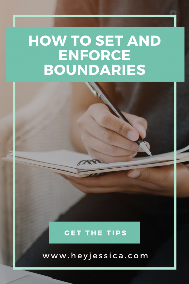Boundaries, Boundaries, Boundaries | How to Set and Enforce Boundaries | Jessica Stansberry