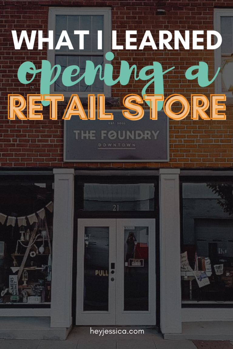 What I learned opening a retail store | Jessica Stansberry