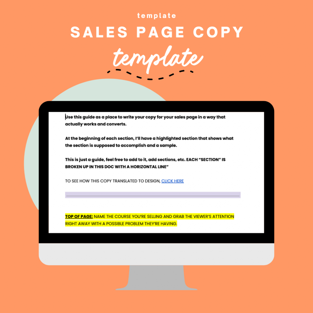 Copy Templates Archives | Jessica Stansberry
