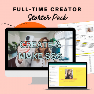 Full-Time Creator Starter Pack | Jessica Stansberry